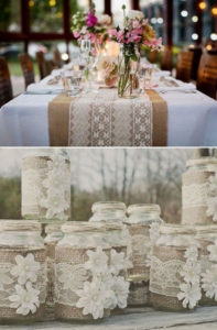 40+ Rustic Burlap and Lace Wedding Theme Ideas - Mrs to Be